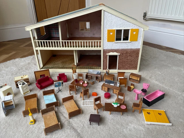VINTAGE BARTONS Carolines Home 1970s Dolls House & Furniture. £78.75 ...