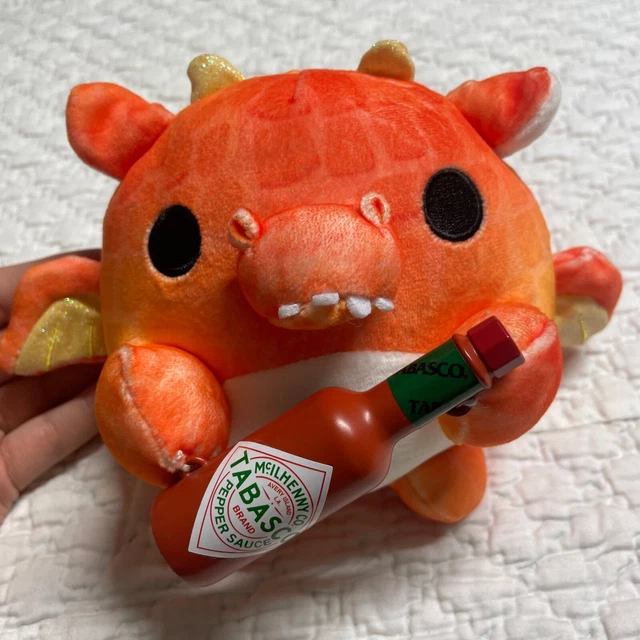 SNACKLES SERIES 1 Dragon Tabasco Sauce Plush Teddy Orange £15.00 ...