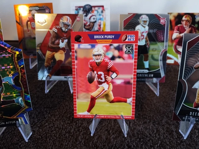 SF 49'ERS ROOKIES Purdy,Aiyuk Select Prizm ,(2)Deebo,Warner /499 ...