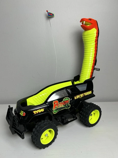 1994 TYCO PYTHON 6.0V Jet Turbo RC Car Truck 49MHz NiCD Battery ...
