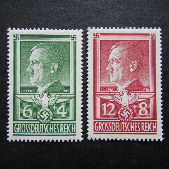 GERMANY NAZI 1933 Stamps MNH Adolf Hitler Swastika Eagle WWII Third ...