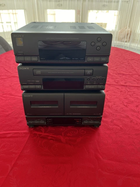 SONY MINI HIFI System MHC 4800 - HCD-H4800 Tuner - SEQ-H4800 Equalizer ...