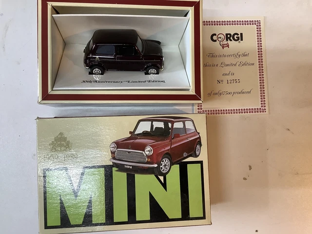 CORGI ROVER MINI 30th Anniversary And 40th Anniversary Models . £29.00 ...
