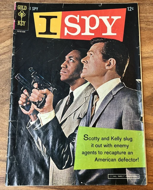 I SPY #1 1966 Gold Key Comic Bill Cosby & Robert Culp copertina ...