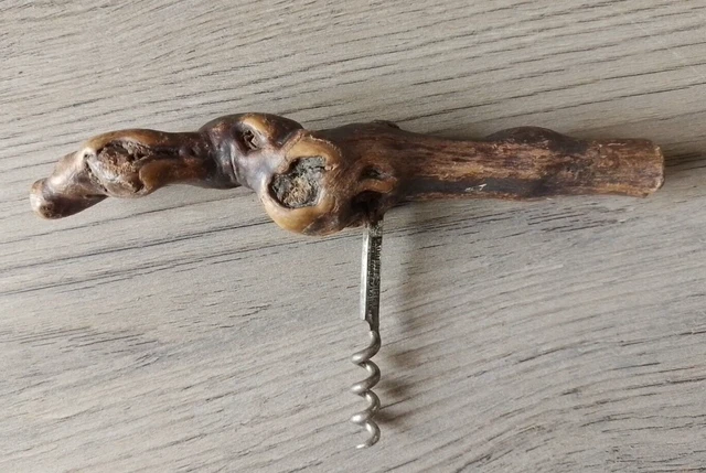 ANCIEN TIRE-BOUCHON BOIS de vigne EUR 7,50 - PicClick FR