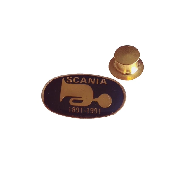 PIN'S PINS LAPEL Pin SCANIA Truck Camion centenaire 1891 - 1991 Klaxon ...