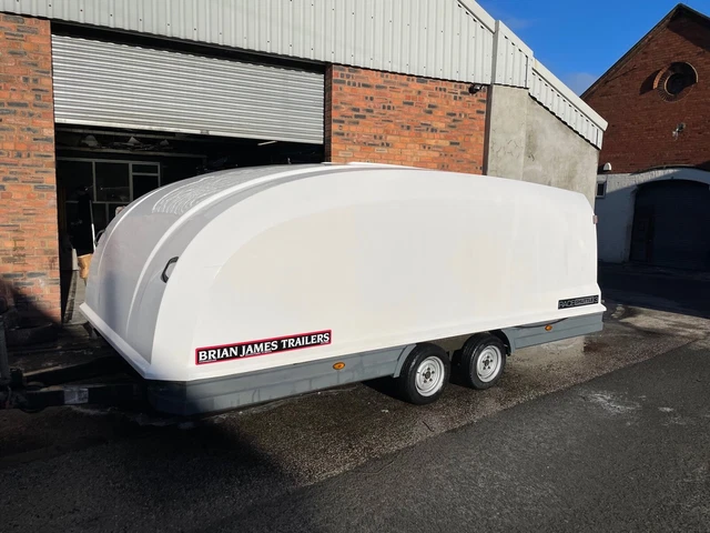 BRIAN JAMES RS3 Race Shuttle Enclosed Trailer £7,500.00 - PicClick UK