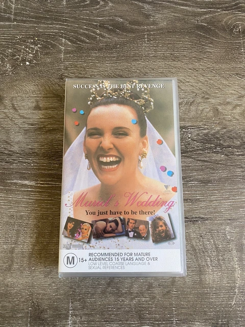AUSTRALIAN MOVIE VHS Muriel's Wedding (VHS, 1994) Iconic Movie 90s ... AUSTRALIAN MOVIE VHS Muriel's Wedding (VHS, 1994) Iconic Movie 90s ...