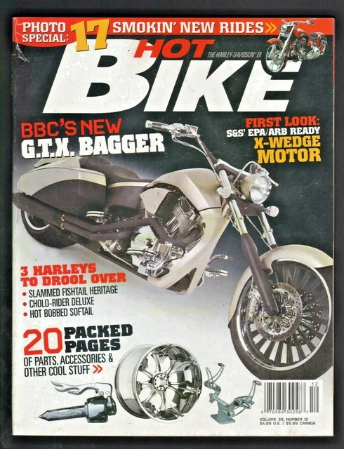 2007 HOT BIKE Motorcycle Magazine Vol 39 No 12 - Dale Earnhardt Jr ...