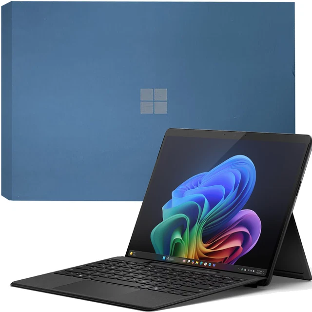 MICROSOFT SURFACE PRO 11th Ed Copilot + PC (LCD) Schwarz 256GB + 16GB WLAN NEU EUR 1.665,23 ...
