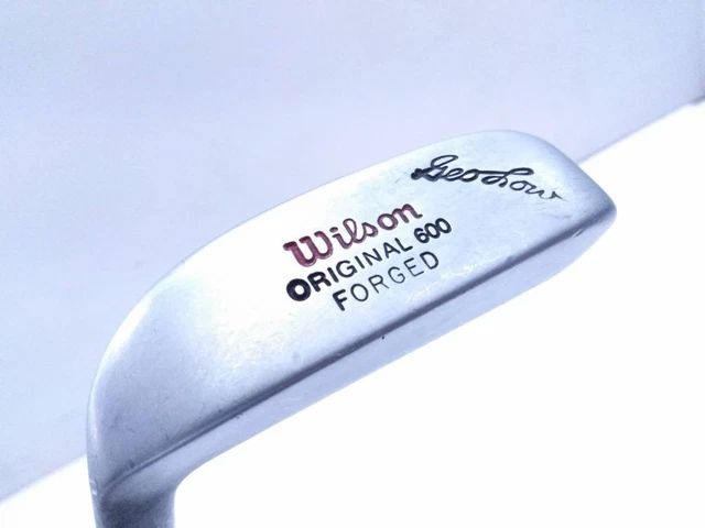 VINTAGE WILSON ORIGINAL 600 Forged Geolow L-Shaped Putter 34" George ...