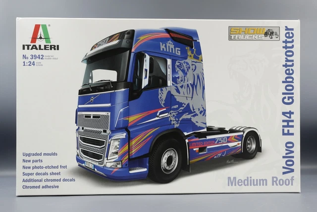 VOLVO FH4 GLOBETROTTER Medium Roof, model kit £65.34 - PicClick UK