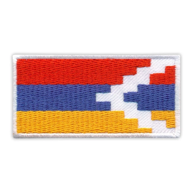 FLAGGE VON DER Republik Artsakh - Nagorno-Karabakh Aufnäher / Abzeichen Bestickt EUR 5,11 ...