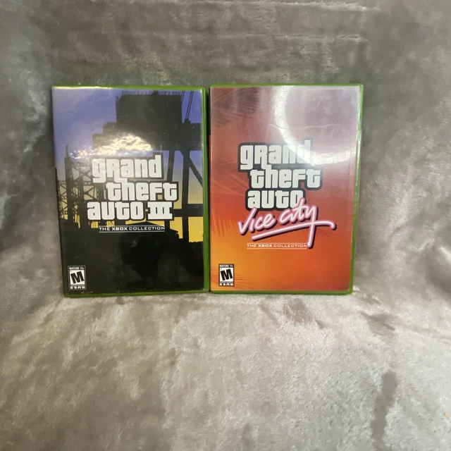GRAND THEFT AUTO III & Vice City Double Pack Xbox GTA 3 CIB Testé/joué ...