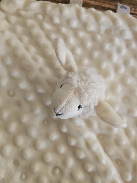 KAISER STYLE LEMON Cream SHEEP Lamb Comforter, Lovie, Security Blanket ...