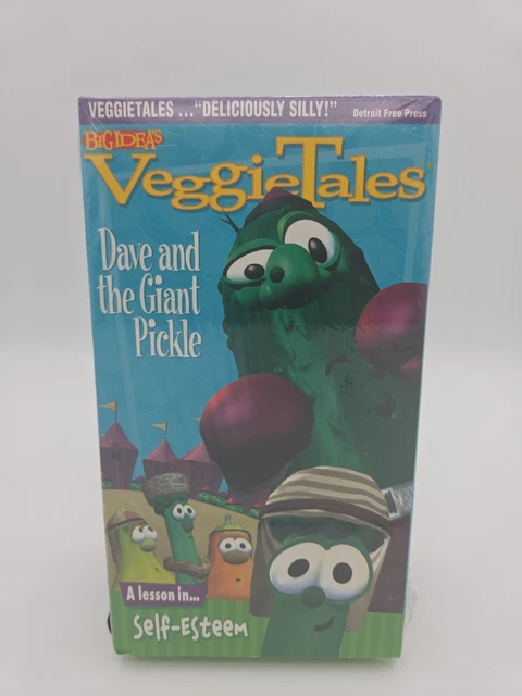 VEGGIE TALES - Dave And The Giant Pickle VHS, 2002 Video TAPE SEALED ...