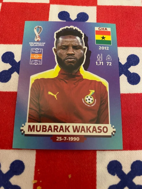 PANINI WORLD CUP Qatar 2022 Figurina Nr Gha 15 Edicola/Mint Mubarak ...