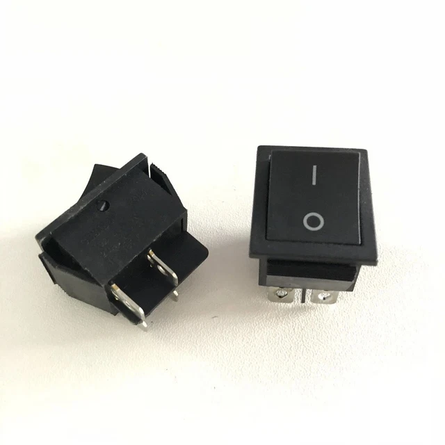 ROCKER SWITCH 20A 125V AC 15A 250V AC 4 PIN x1 £0.99 - PicClick UK