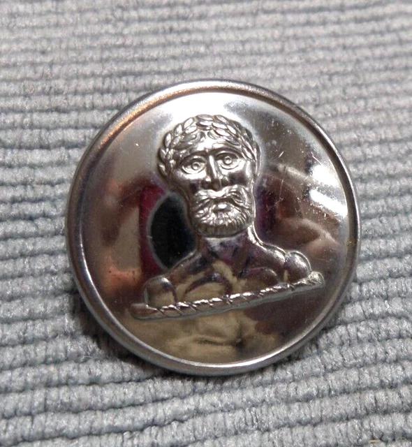 ANTIQUE VINTAGE METAL LIVERY Button MAN HEAD SHOULDERS CAMEO Marked $15 ...