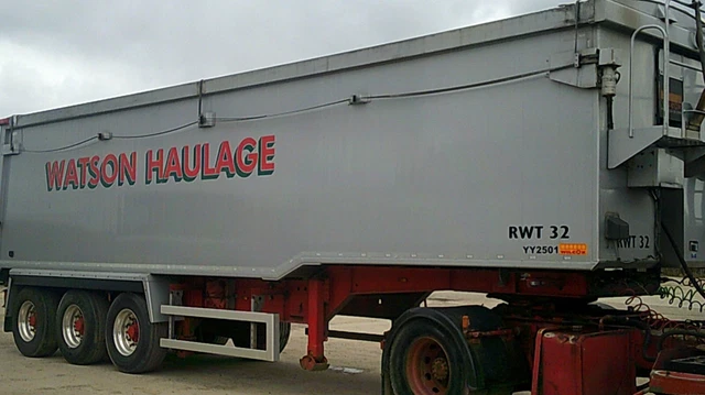 2018 WILCOX TASCC Tipping Trailer, Elec Sheet, Weigher, Air Tailgate ...