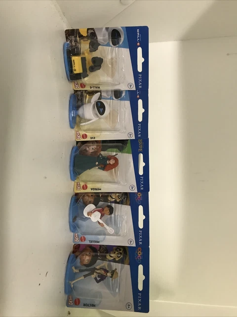 MATTEL MICRO COLLECTION Disney Pixar Brave, Coco, Wall-E Complete Set ...