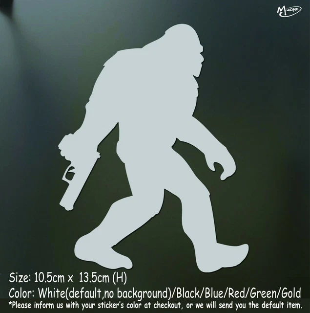 SASQUATCH MOUNTAIN TACTICAL Reflective Car Stickers Decals JMD Funny ...