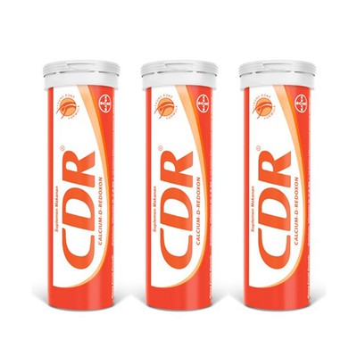 [BAYER] CDR FRUIT Punch Calcium Vitamin C Effervescent Supplement Tube ...