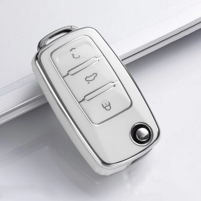 CAR KEY CASE for VW Volkswagen/Polo/Tiguan/Passat B5 B6 B7/Golf 7 MK ...