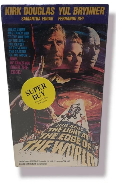 LIGHT AT THE Edge of the World - VHS Movie NEW SEALED!! Jules Vern Kirk ...