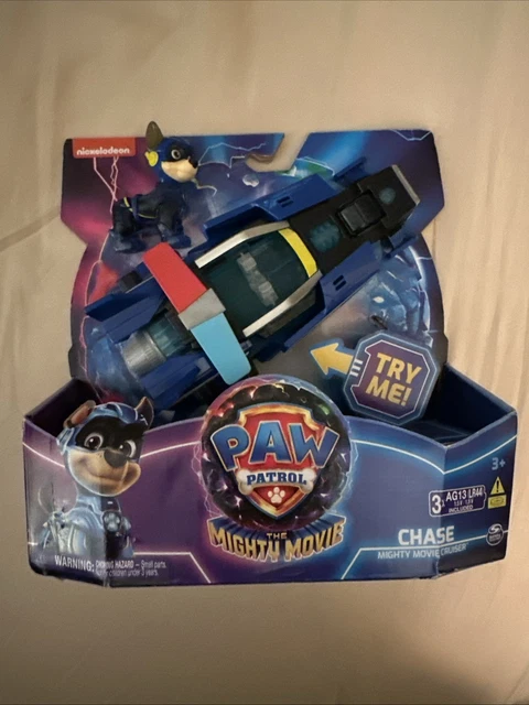 PAW PATROL THE Mighty Movie Chase Mighty Transforming Cruiser NEW $19. ...