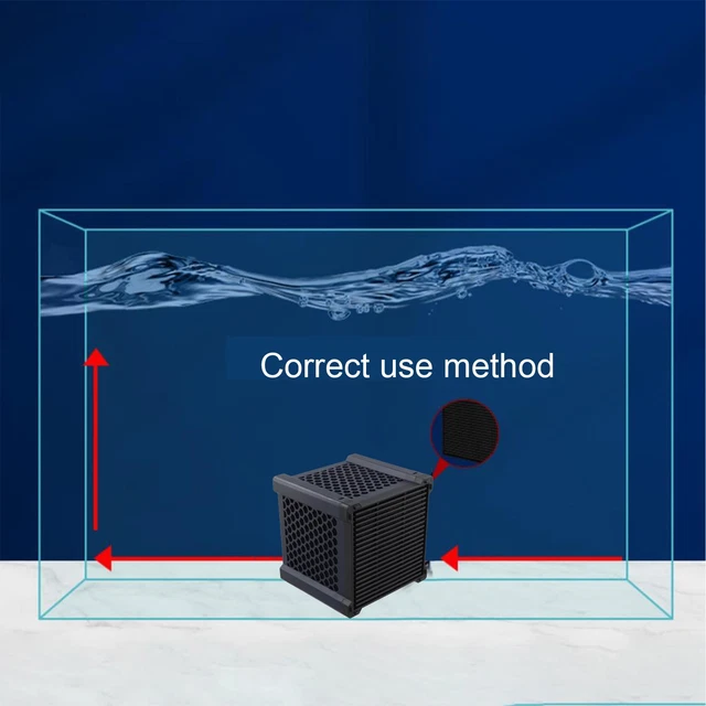 PLASTIC WATER PURIFIER Cube 115mm with Activated Carbon for Horse Water ...