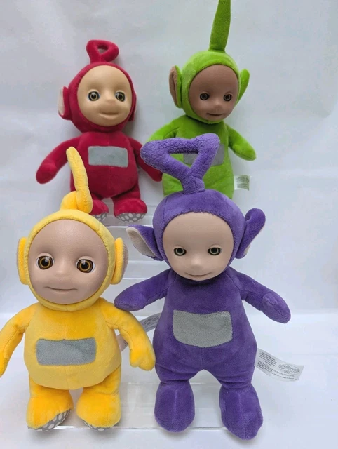 TELETUBBIES X4 FULL Set Soft Plush Toys Talking DHX 11" # £24.99 ...