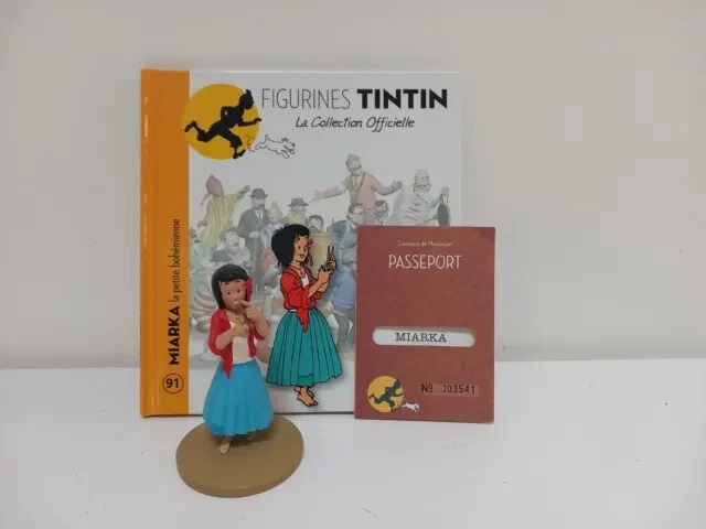 FIGURINE TINTIN COLLECTION officielle n° 91 Miarka la petite bohémienne ...