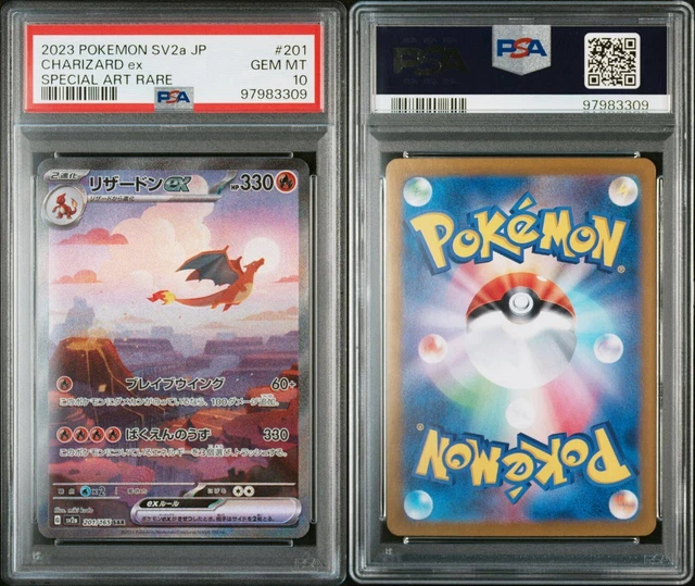 CARTE POKÉMON - Charizard ex SAR PSA 10 201/165 151 SV2a Alt Art Jap MINT Jap EUR 99,00 ...