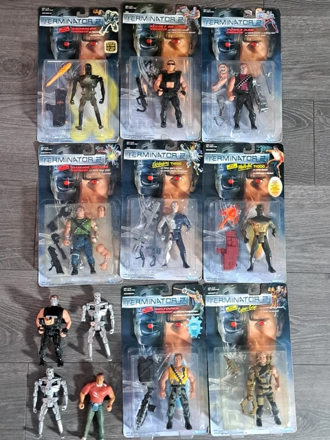 VINTAGE TERMINATOR 2 Action Figures By Kenner 1992 - HUGE LOT + Loose ...