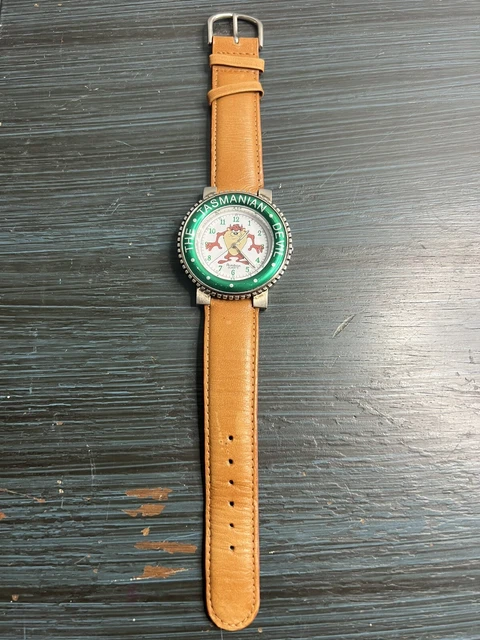 VINTAGE TAZ WATCH 90s Looney Tunes Tasmanian Devil Armitron Untested £ ...