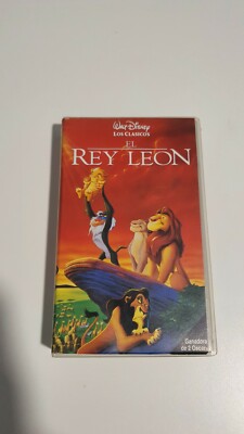 VHS DISNEY EL REY LEON y muchos más clásicos de Disney, 80's y 90's EUR ...