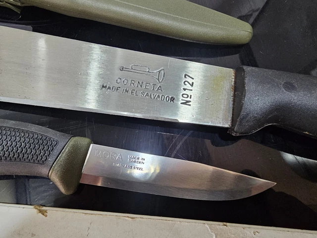 ORIGINAL CORNETA MACHETE No127 El Salvador "Trompete" Mora Messer ...