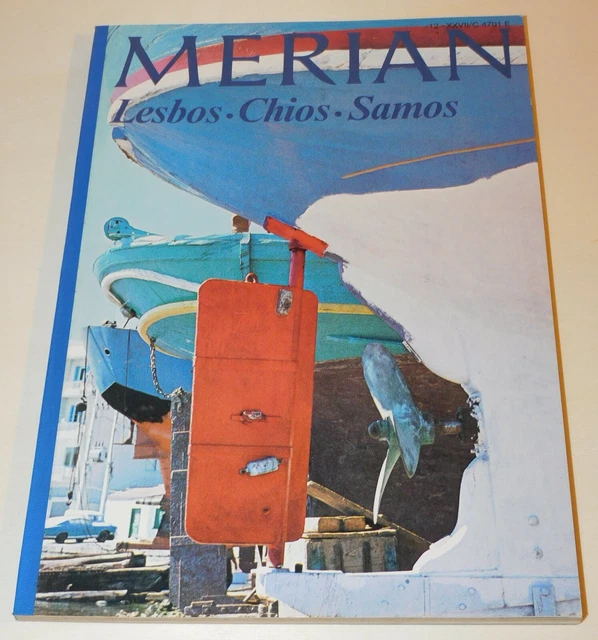ALTES MERIAN-HEFT LESBOS CHIOS SAMOS v. Dezember 1974 Heft 12 Jg 27 ...