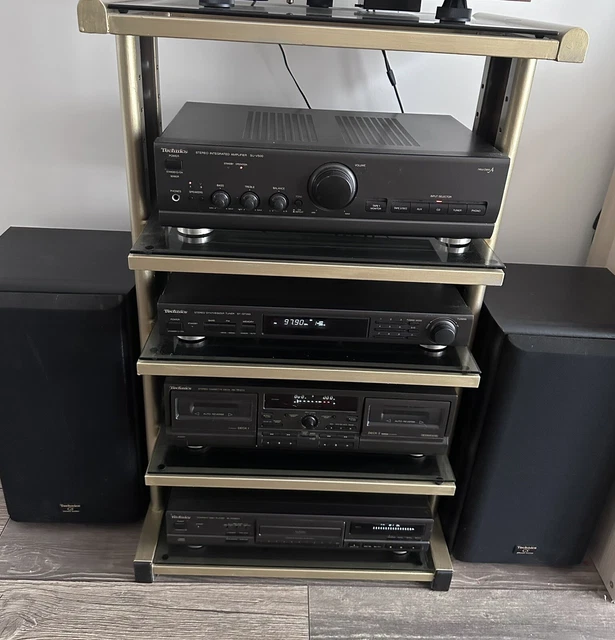 TECHNICS FULL SIZE Separates, Speakers And Rack - Excellent Working ...