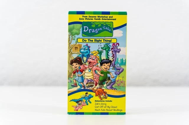 DRAGON TALES: DO the Right Thing (2001) VHS Sesame Workshop dessin ...