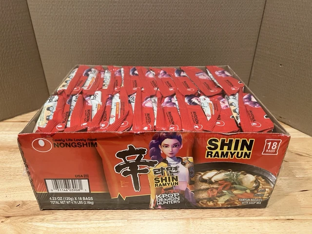 LIMITED EDITION KPOP Demon Hunters/Shin Ramyun Collab, Sealed Case of ...