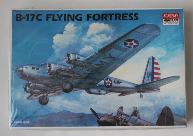 FLUGZEUG MODELLBAUSATZ 1:72 Academy Propellerflugzeug B-17C Flying ...