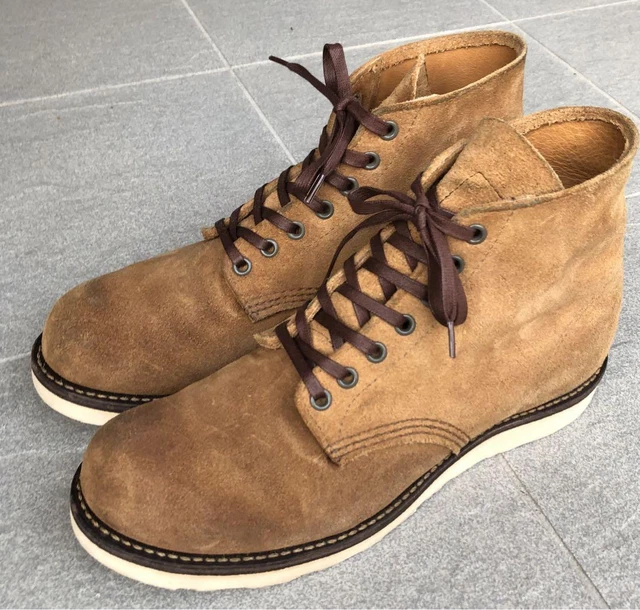RED WING BOOTS 8151 Roughout US:8D Suede/Leather Beige 023496d £248.70 ...