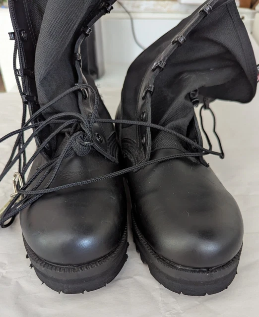 ALTAMA MEN'S 4R Military ARMY Hot Weather Black LeatherCombat Boots ...