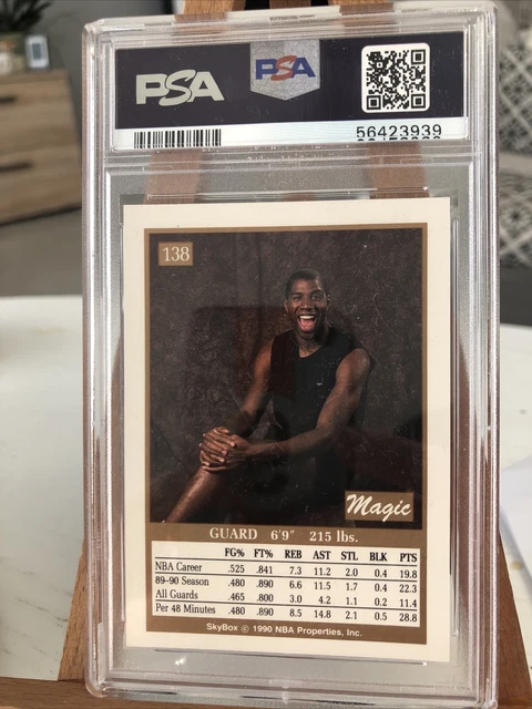 CARTE NBA GRADÉE PSA Magic Johnson EUR 45,00 - PicClick FR