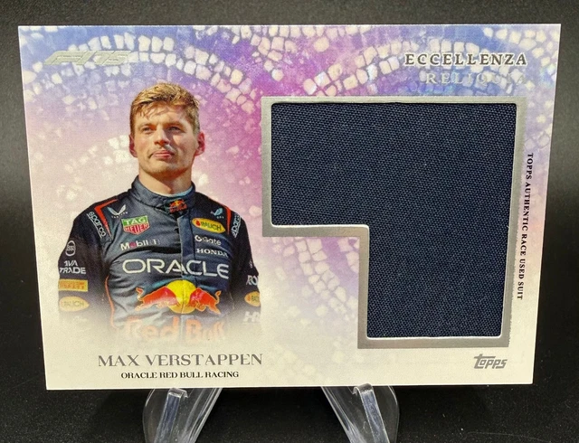TOPPS FORMULA ONE Eccellenza 2025 F1 # Max Verstappen Relic Patch Race ...