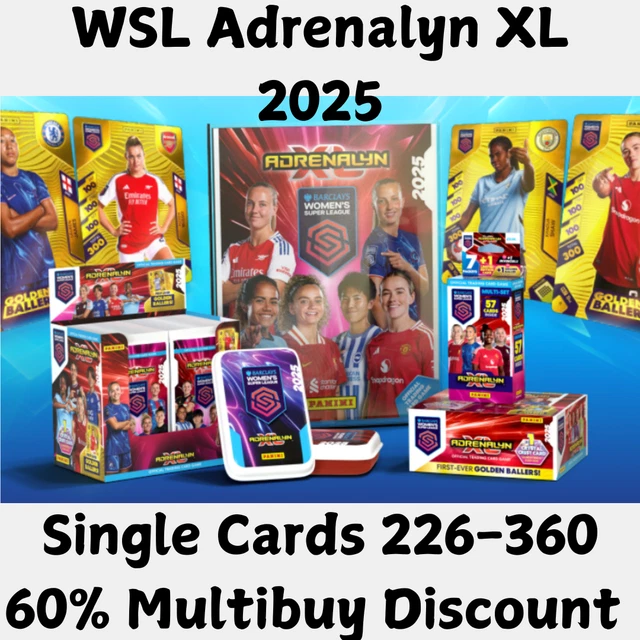 PANINI ADRENALYN XL WSL Womens Super League 2025 24/25 - CARDS 226 ...