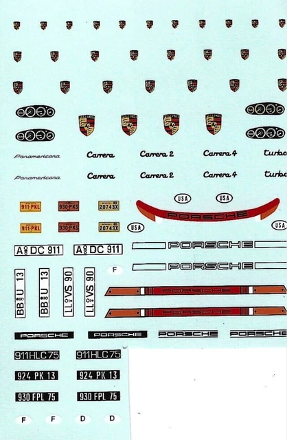 DECALCOMANIE DECALS 1/43 Neuf Logos Ferrari EUR 11,00 - PicClick FR