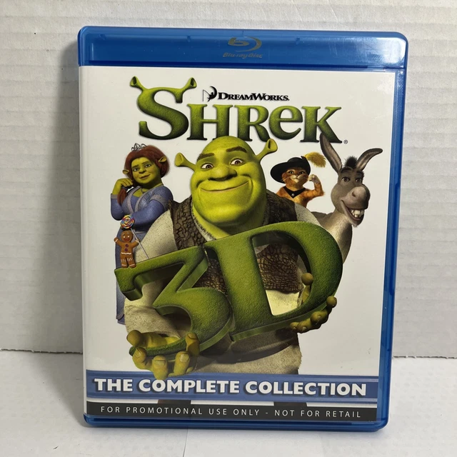 SHREK 3D THE Complete Collection Blu Ray 2010 ensemble de 4 disques ...